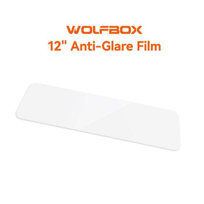 WOLFBOX 12inch Anti-Glare Film for G900PRO/G900TriPro Mirror Camera